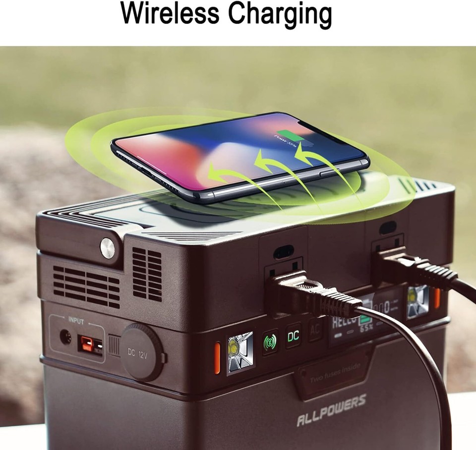 ALLPOWER Portable Power Station 300W Solar Generator For Home Use ...