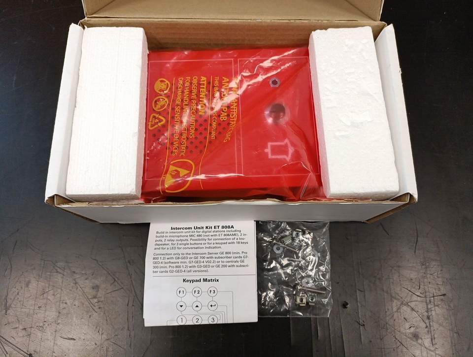 Commend SP401D ET 808A Intercom Module Unit Kit Weatherproof Emergency ...