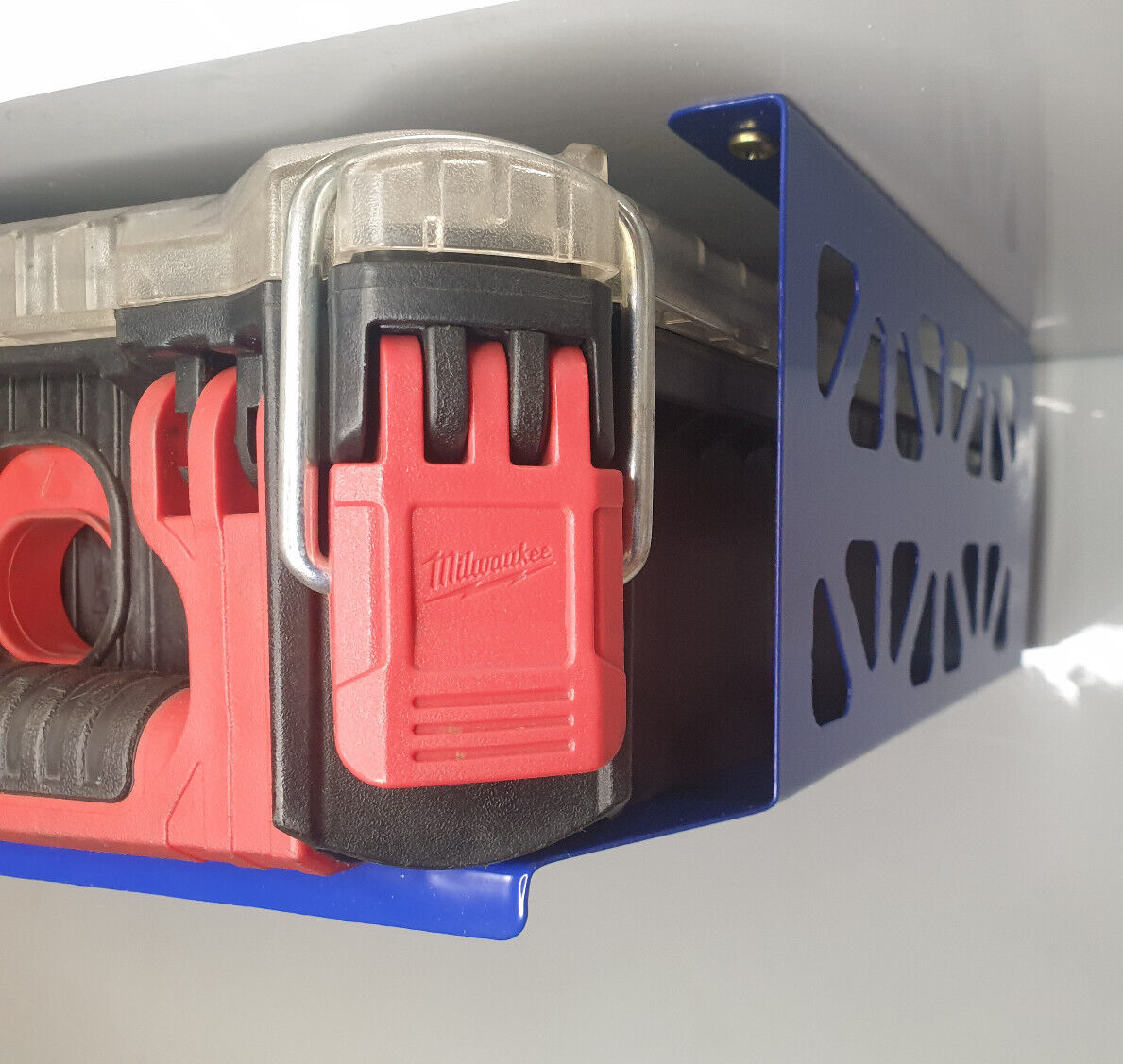 Milwaukee under shelf mount, Packout Organizer Box Holder for single ...