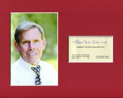 Robert Peter Gale Leukemia Cancer Researcher Rare Signed Autograph ...