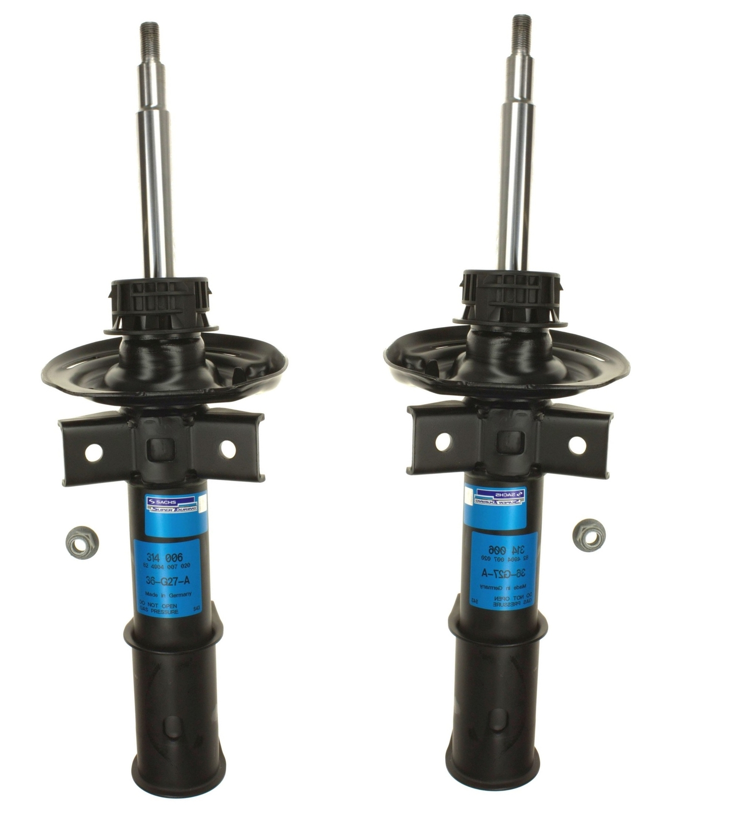 Pair Set of Front Left & Right Sachs Struts For Mercedes W204 X204 ...