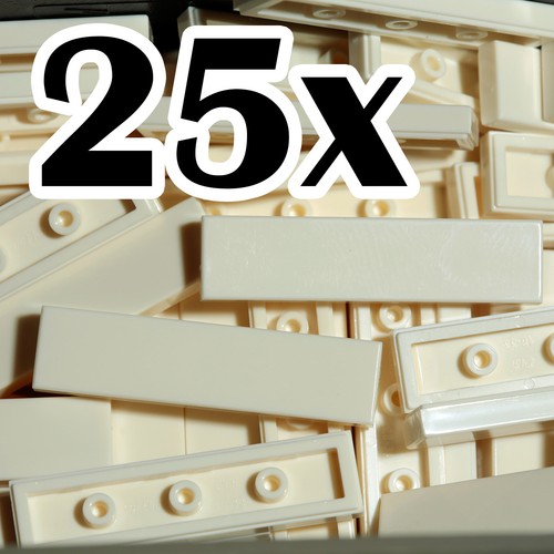 NEW LEGO - TILES - 1 x 4 - White Tile x 25 - smooth flat tile 1x4 | eBay
