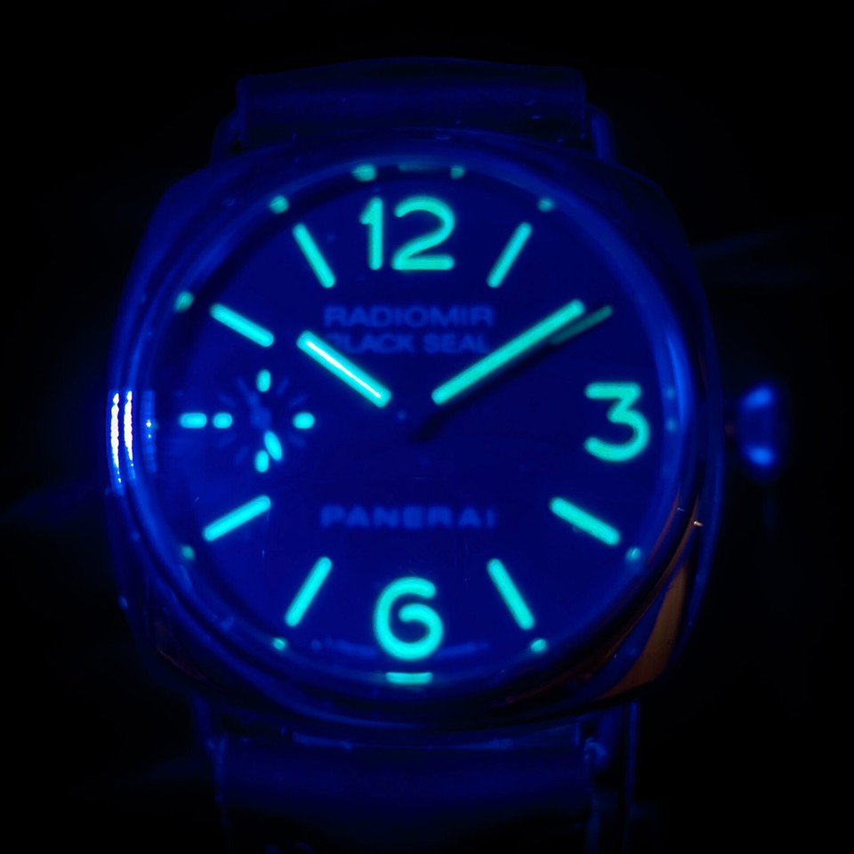 Panerai Radiomir Black Seal Steel 45mm Manual Watch PAM 183 extra ...
