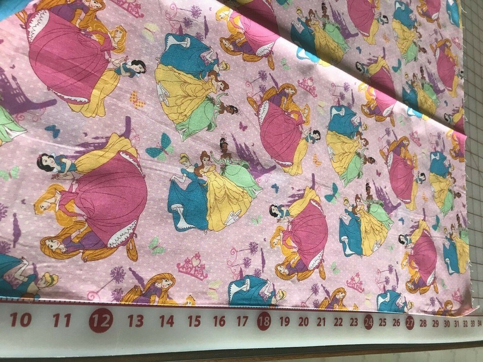 New Disney's "Multi Princess Toss" 100% Cotton By the Yard | eBay