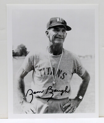 SAMMY BAUGH SIGNED AUTOGRAPHED 8X10 PHOTO NEW YORK TITANS FOOTBALL ...