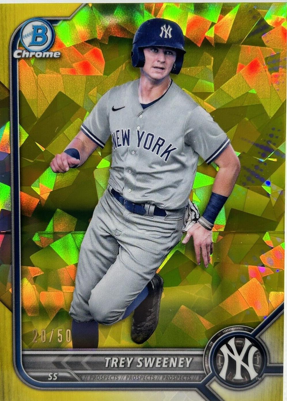 2022 Bowman Chrome Sapphire Edition - Prospects Trey Sweeney #BCP-214 ...