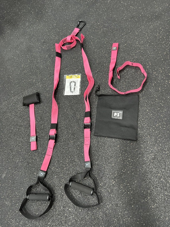 (P3) Pro suspension straps, bodyweight training straps, indoor/outdoor ...