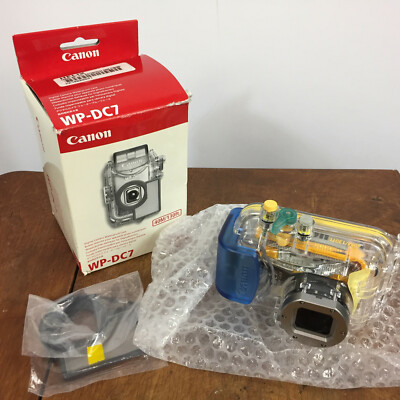New Vintage Canon Digital Camera Waterproof Case WP-DC7 Powershot Sd900 ...