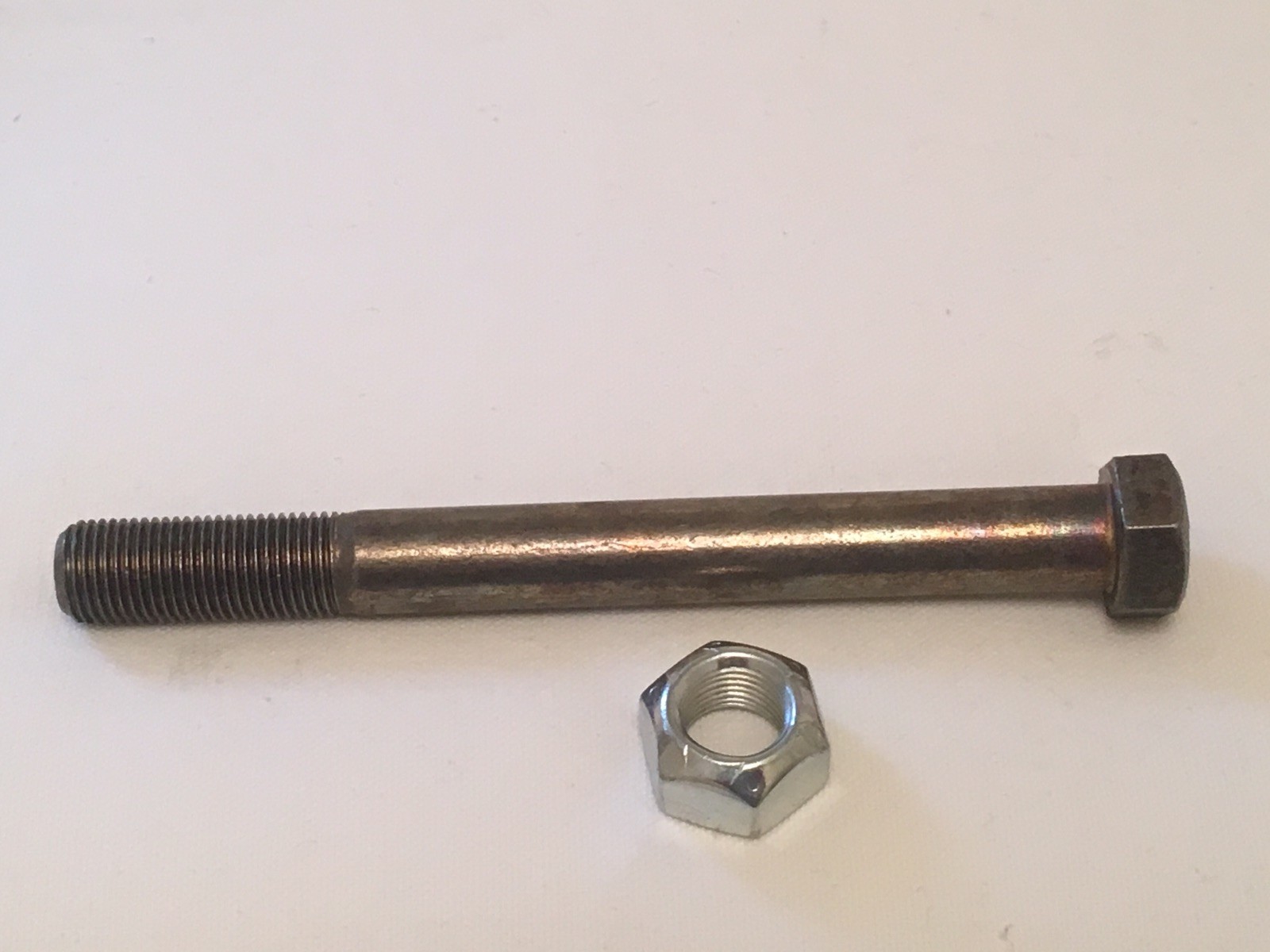 (5) 9/16-18 x 5-1/2 Grade 5 Fine Thread Bolt Hex Head Cap Screw w/ Lock ...