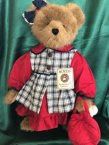 BOYDS COLLECTION PLUSH BEAR - ANNIE B APPLETON - 16" | eBay