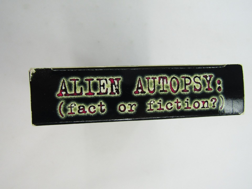 VTG Alien Autopsy VHS Fact or Fiction? Jonathan Frakes Vidmark SciFi ...