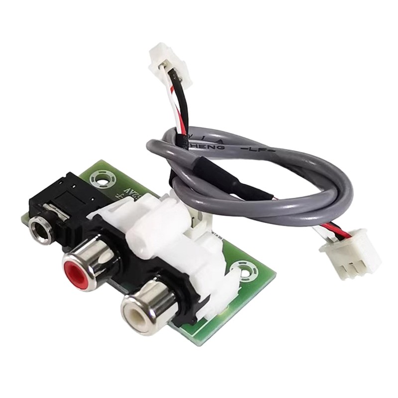 3.5MM Audio Socket Dual AV Lotus Socket Input To XH2.54-3P Output ...