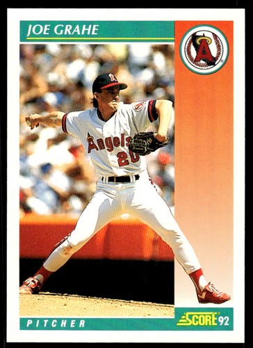 1992 Score Baseball Card Joe Grahe California Angels #674 | eBay