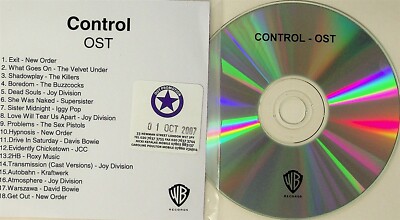 Control -OST -Soundtrack PROMO CD -RARE (Joy Division/Sex Pistols/David ...