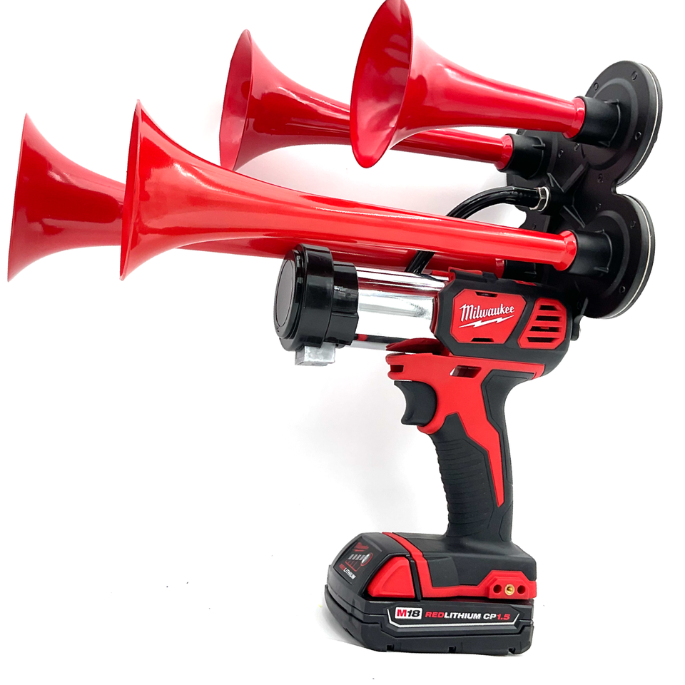 Milwaukee Train Air Horn + Remote Control M18 18v Drill Impact Sports ...