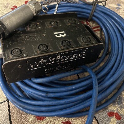 25 ft Whirlwind W1IM Cable Snake to 8 Connectors Stage Drop Box | eBay