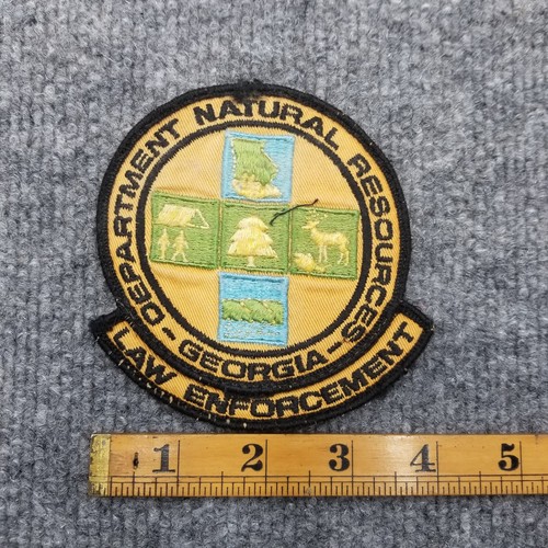 Vintage Georgia Department Natural Resources Patch Law Enforcement | eBay