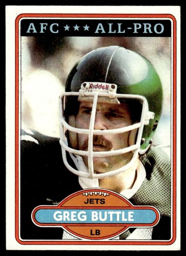 1980 Topps Greg Buttle New York Jets #340 | eBay