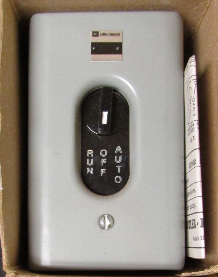 Eaton Cutler Hammer 10250H289 3 Position Selector Switch PushButton ...