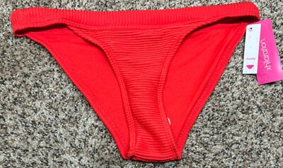 Xhilaration Red Cheeky Swim Bottoms. Size: S (0-2). NEW! | eBay