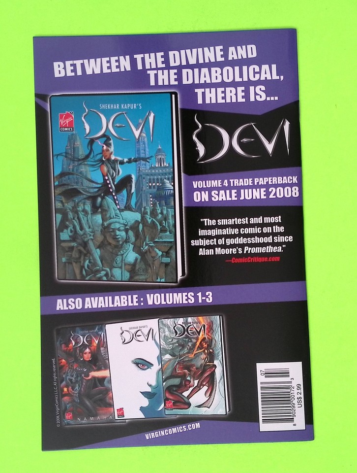 Devi/Witchblade #1 One-Shot 2008 Virgin Comics High Grade Comic Book R42-106 | eBay