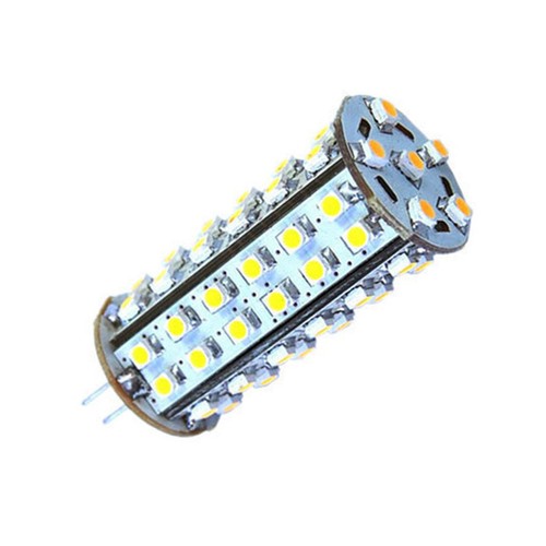 HQRP G4 66 LEDs SMD 3528 LED Bulb Cool White 6300K-7000K 12V 5W 330-400 ...
