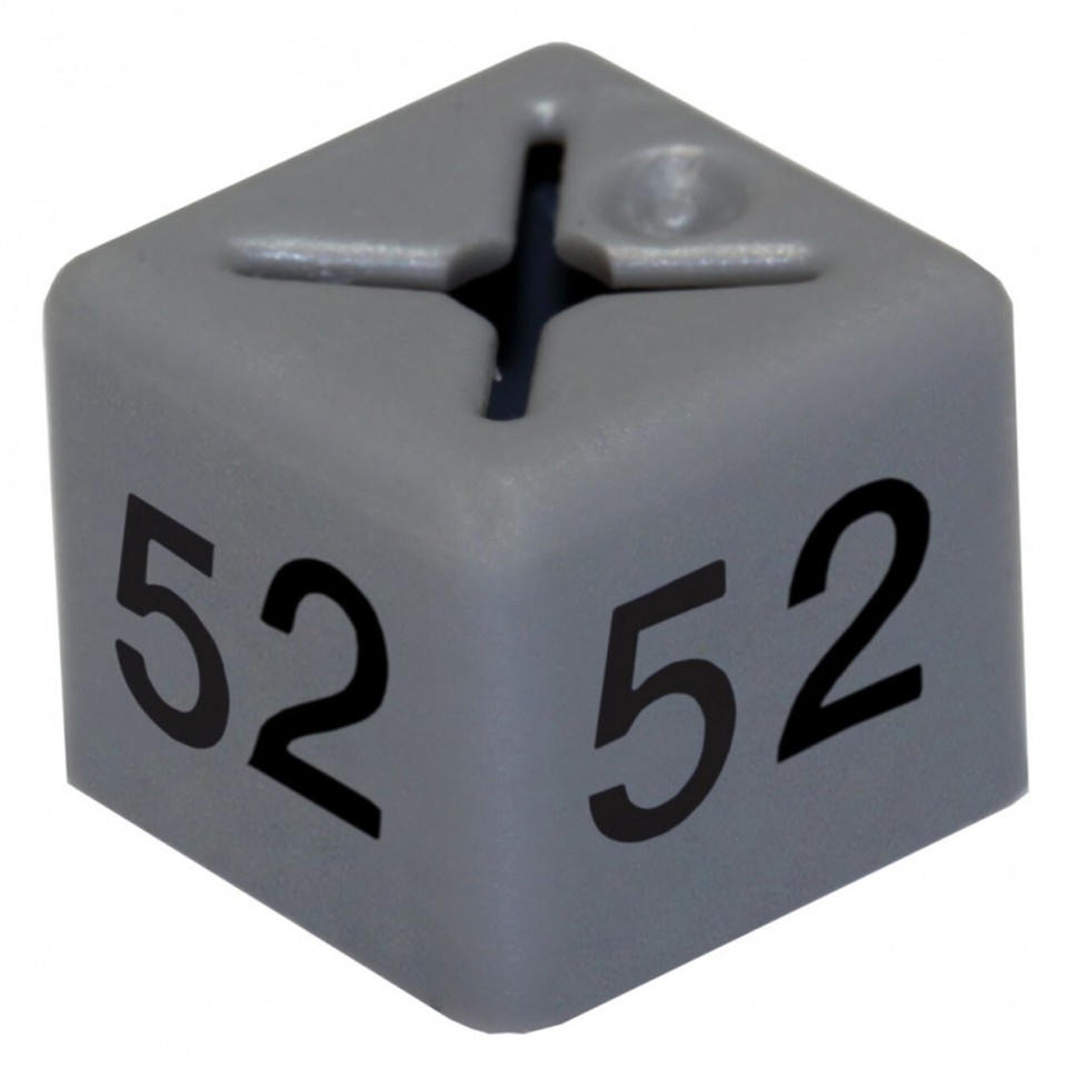 100x Garment Clothes Marker Size Number Color Size Cubes For Hanger ...