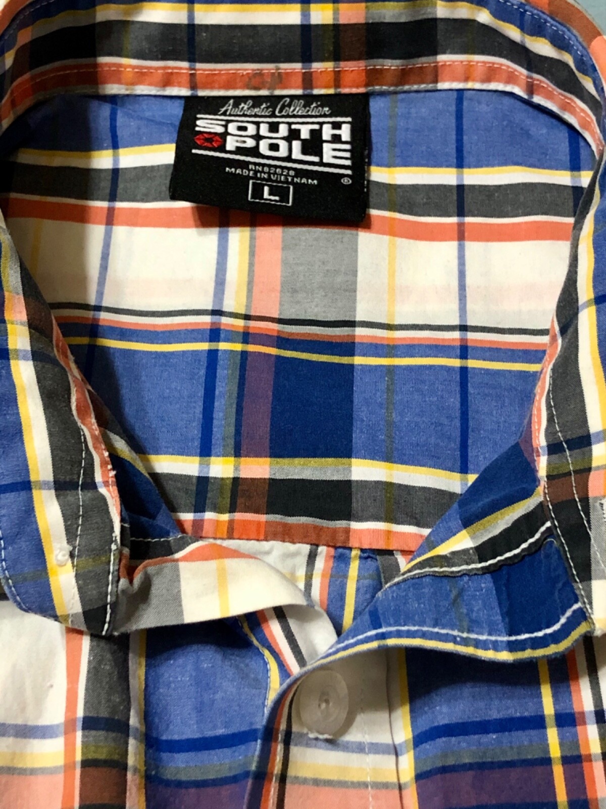 South Pole Authentic Collection Men's Button Down Sho… - Gem