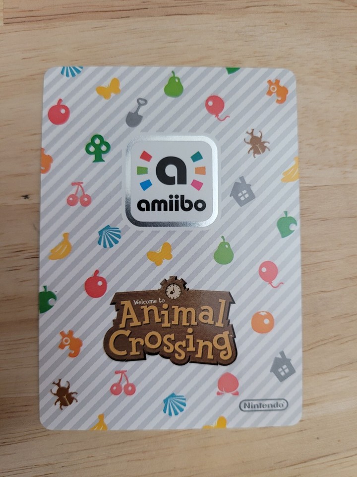 Kabuki # 037 Animal Crossing Amiibo Card AUTHENTIC Series 1 NEW NEVER ...