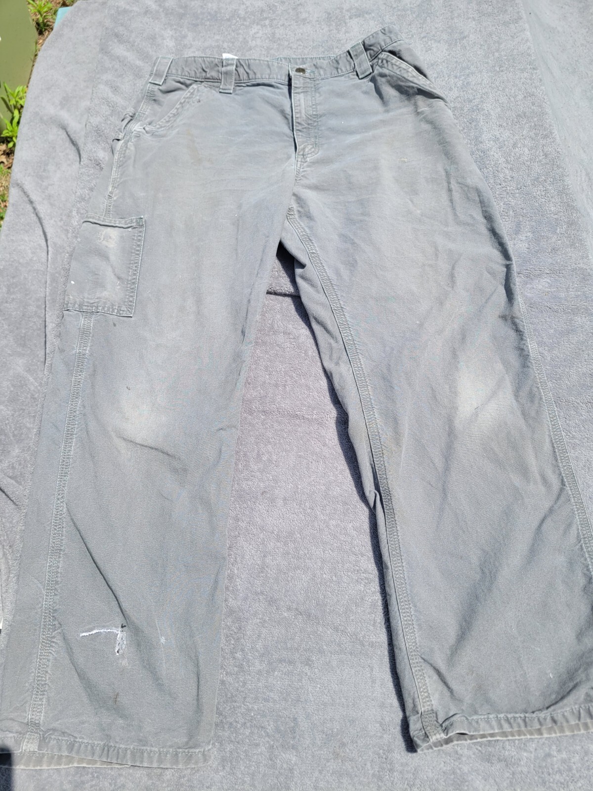 Carhartt B151 Fat Gray Loose Original Fit Work Pants Mens 34 X 30 for ...