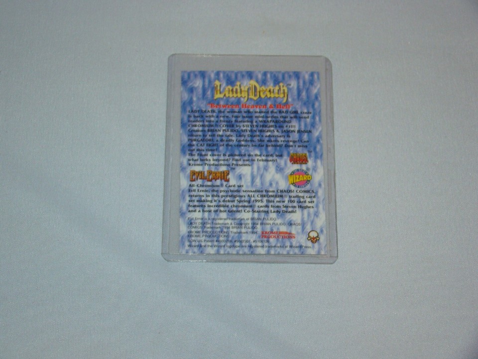 1994 Wizard Chaos Comics Evil Ernie Lady Death Promo card x1 | eBay
