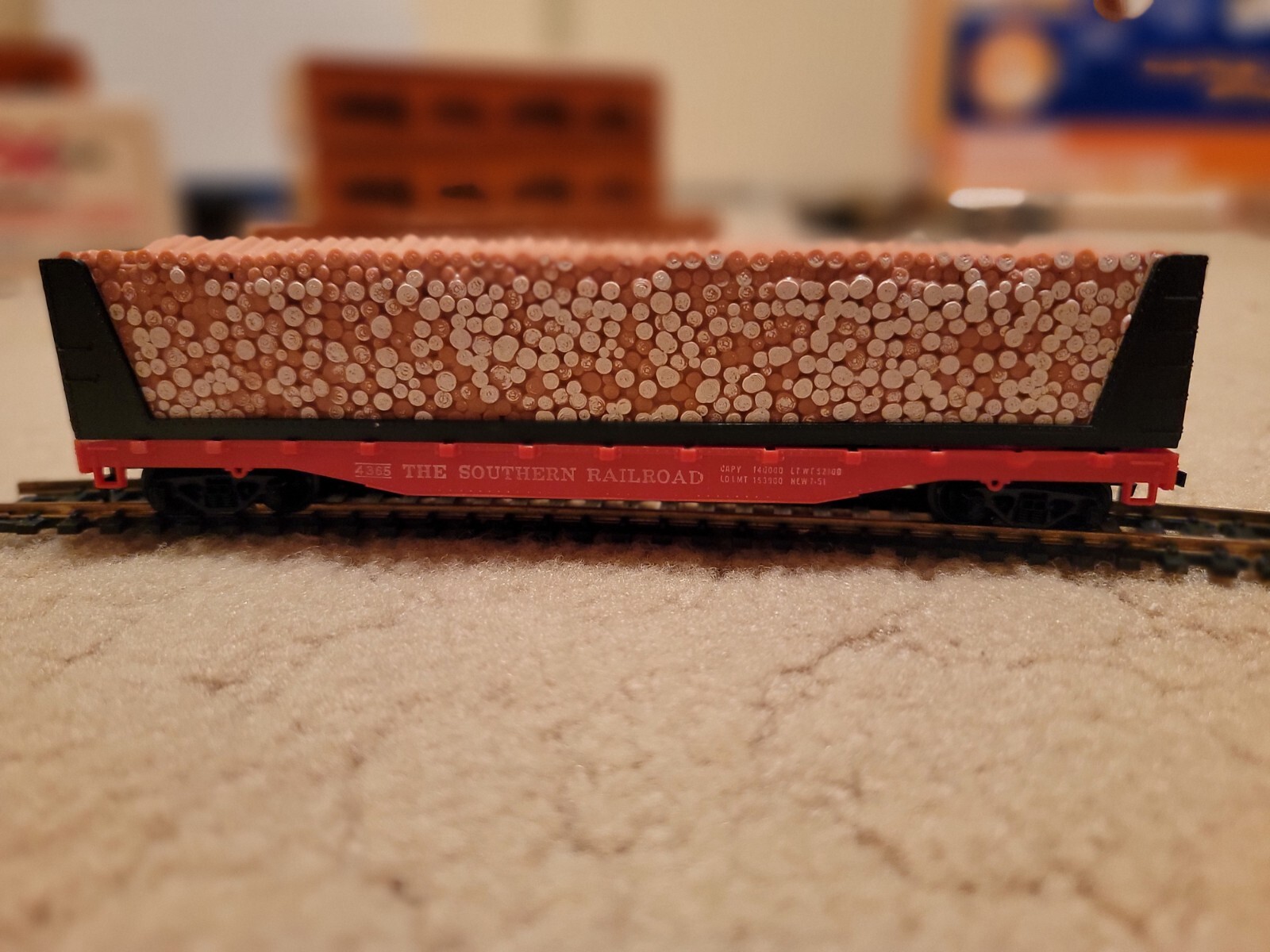 TYCO HO Scale Pulpwood Car 50 FOOT Southern 334A | eBay