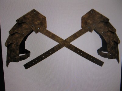 Medieval Viking Knight Prop Double Shoulder Armor Shoulder Guard ...
