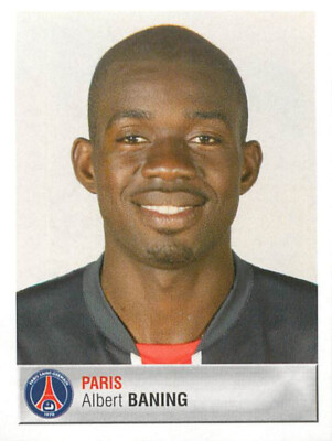 PANINI FOOTBALL 2006 2007 PSG PARIS SAINT GERMAIN ALBERT BANING | eBay