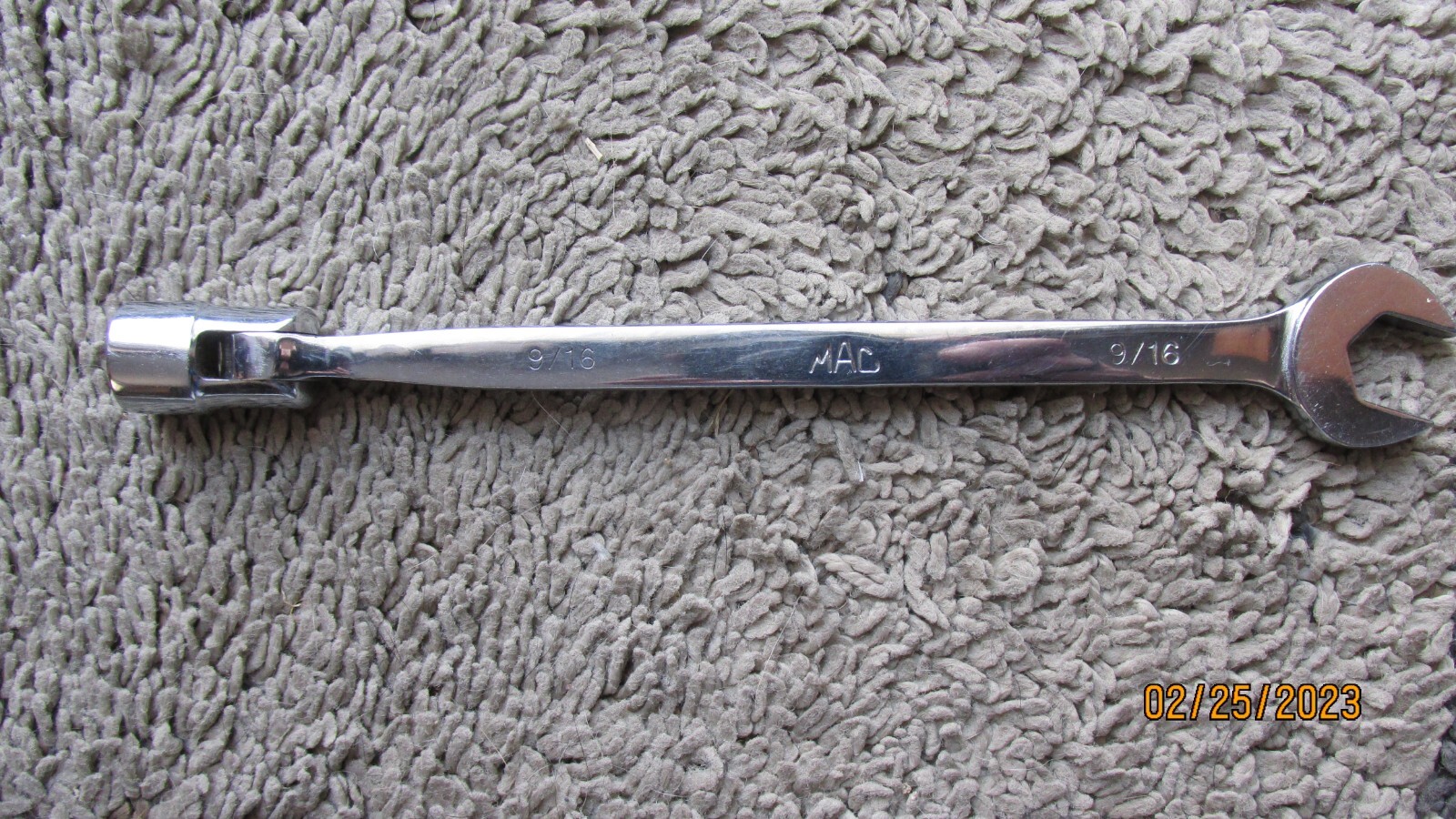 MAC Tools 9/16" Open End and 12 Point Socket End Saltus Wrench CLF18 ...