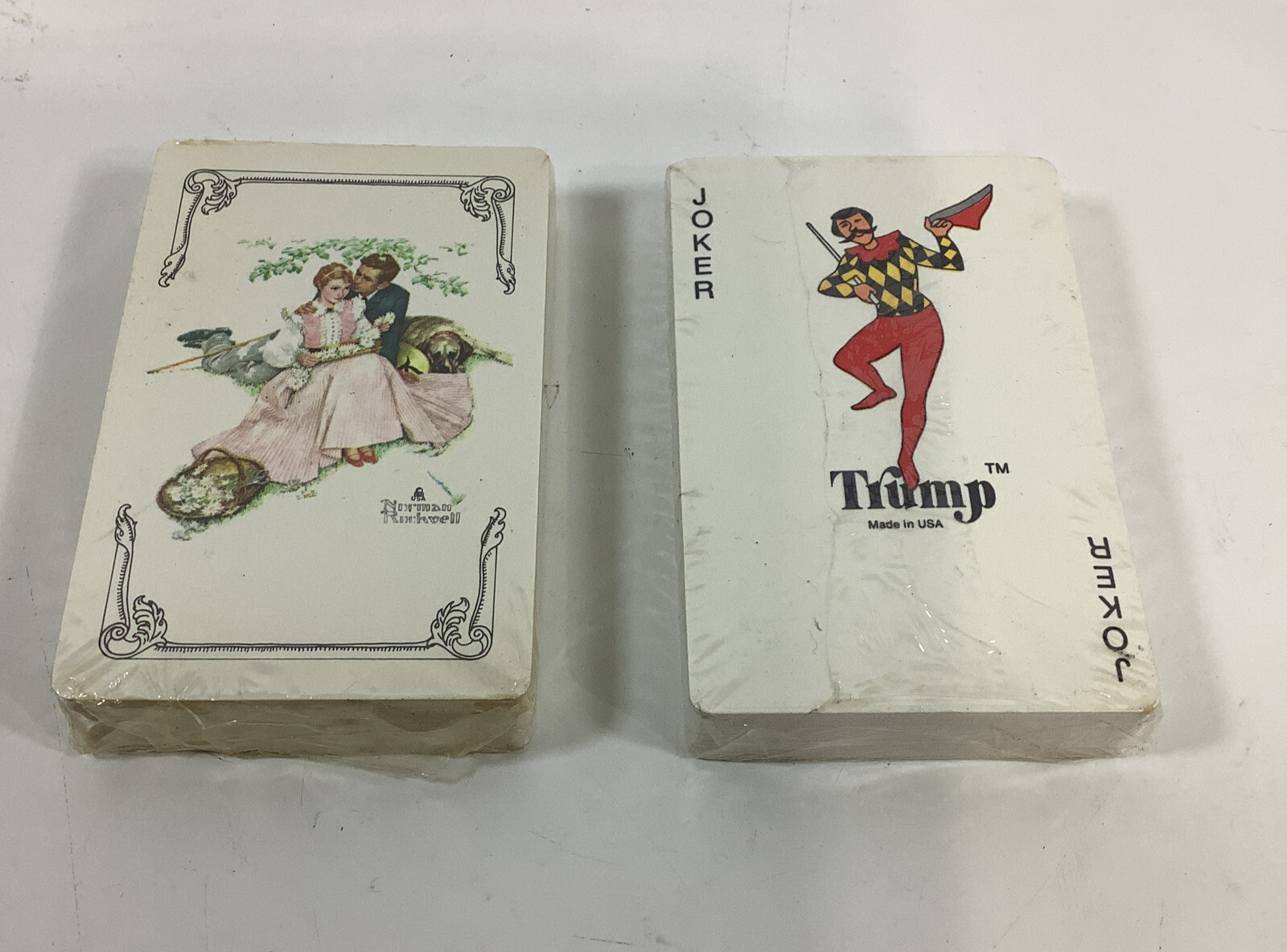 Sealed Vintage Trump Norman Rockwell SPRING Playing Cards Lot Of 2 ...