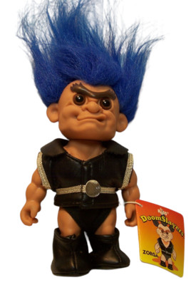 DoomSlayer Troll Wrestler Doll - Blue Hair NWT Russ Troll 5" ZORGA ...