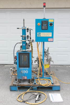 Nordson See-Flo 690 Meter-Mix Dispense System, 2 Part Dispense Machine ...