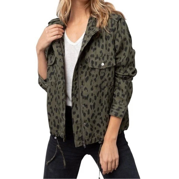 Leopard print utility jacket 2025 Leopard print utility jacket 2025