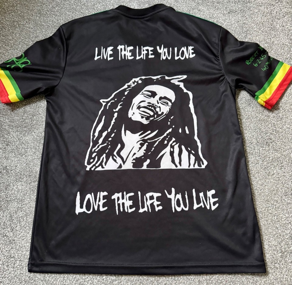 Ajax X Bob Marley Limited Edition Football Shirt Medium Mens | eBay UK