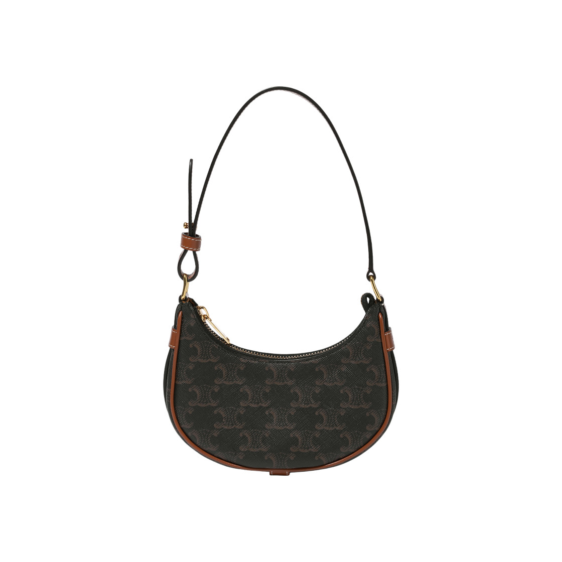 Celine Mini Ava in Triomphe Canvas and Calfskin Tan - Gem