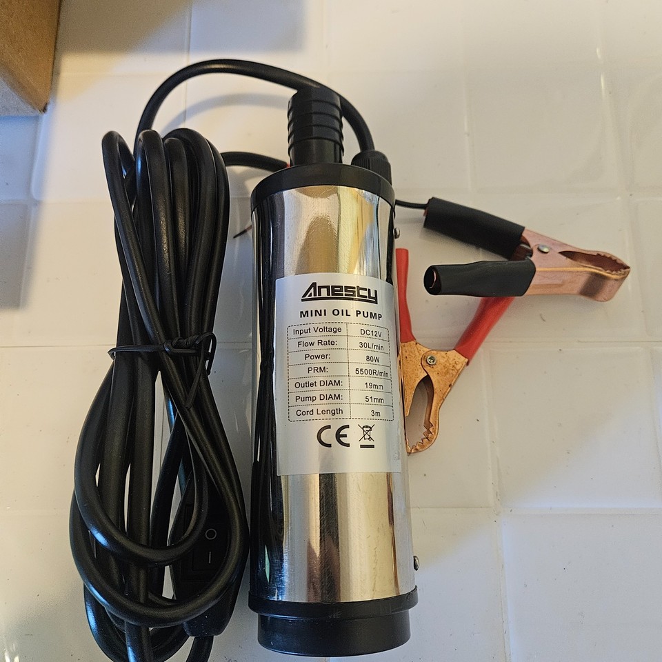Water Pump Diesel Fuel Transfer Pump DC 12V 51mm for Water Oil Liquid ...