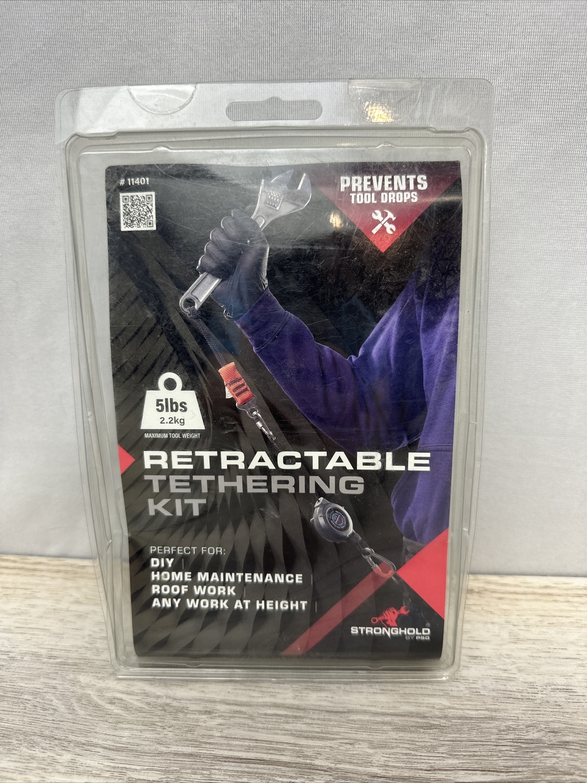Stronghold PSG Retractable Tethering Kit 5lbs Max For Tools Tool Drop ...
