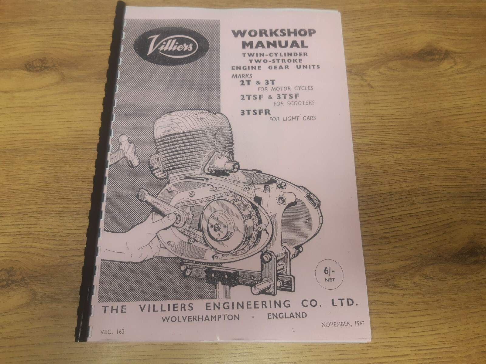 OFFICIAL VILLIERS 2T & 3T ENGINES WORKSHOP MANUAL 1958-68 - VILB06 ...
