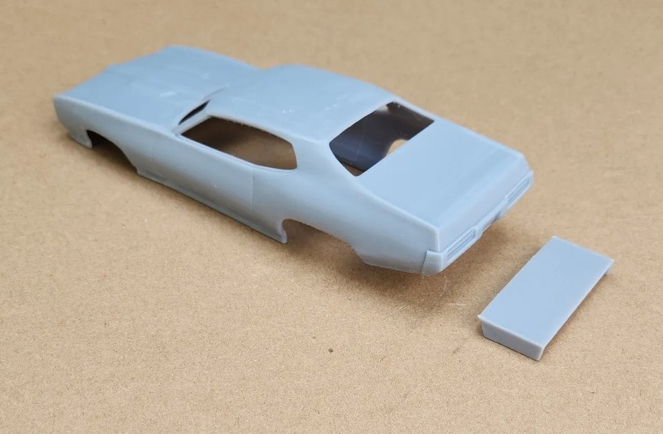 ABS-LIKE RESIN 3D PRINTED 1/25 1969 PONTIAC GTO PRO MOD BODY | eBay