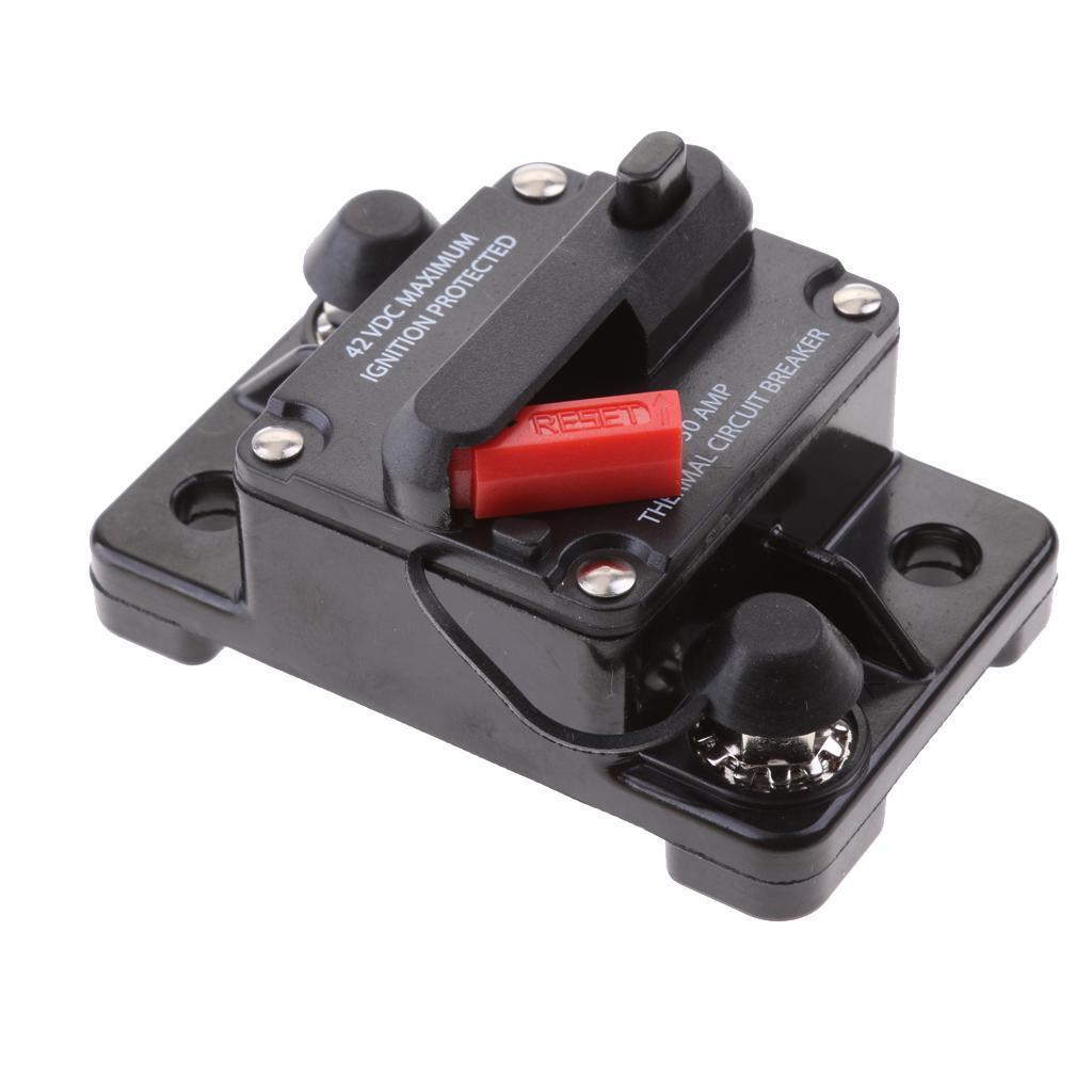 50 Amp Push Manual Circuit Breaker Holder Electrical System | eBay