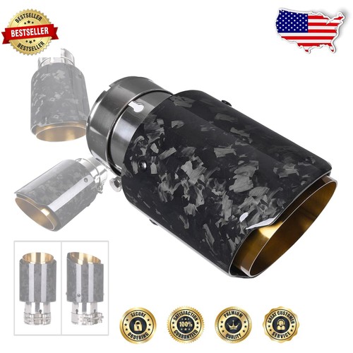 Upgrade Your Ride: Forged Carbon Fiber Exhaust Tips with 3" Inlet ...