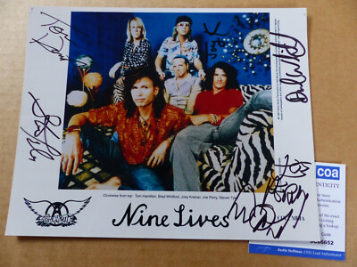 AEROSMITH signed Autograph 8x10 Autographed Photo ACOA COA | eBay