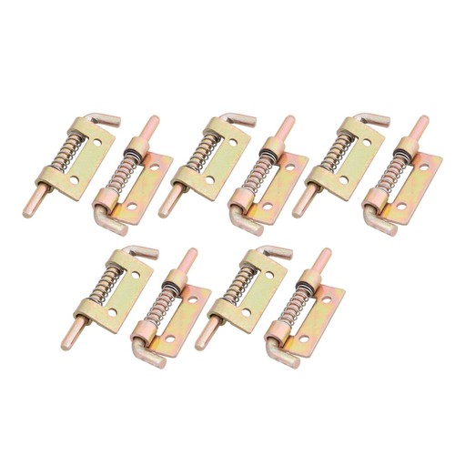 Office Iron Door Gate Spring Latch Lock Box Bronze Tone 2.2 Inch Length ...