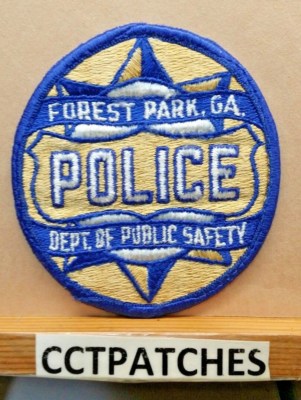 FOREST PARK, GEORGIA POLICE SHOULDER PATCH GA | eBay